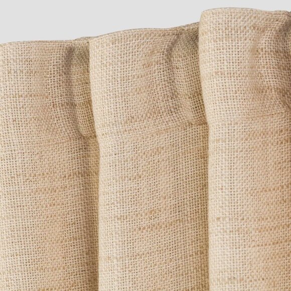 Threshold Accents Light Filtering Textured Weave Window Curtain